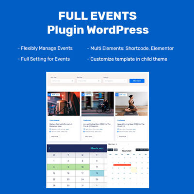 FullEvents - Event Plugin WordPress - WordPress Plugins, Themes and Licenses - PluginTheme