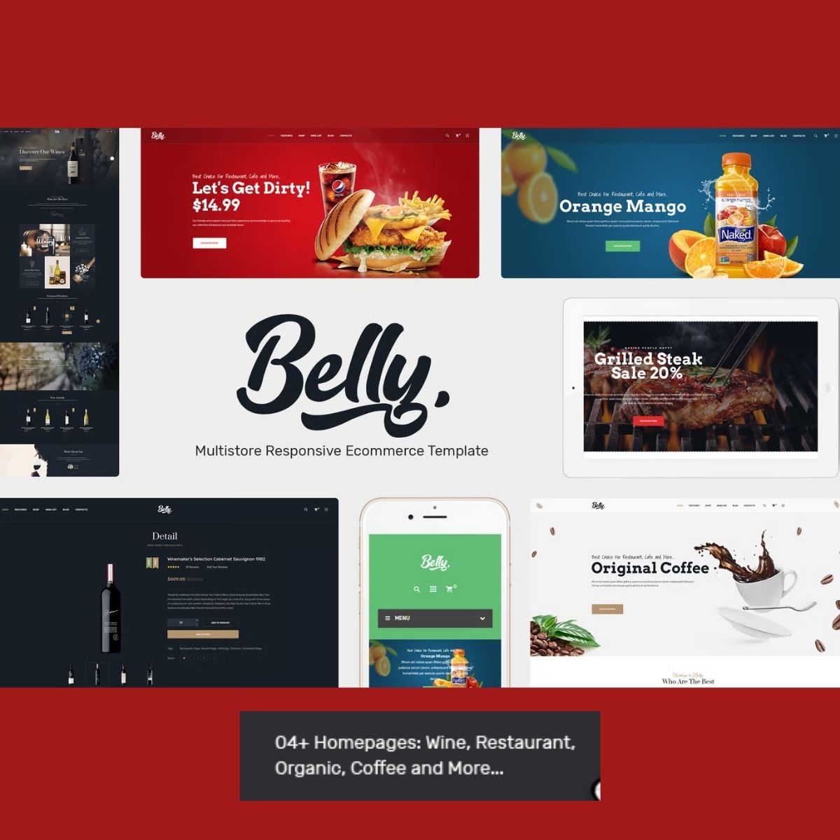 Belly - Multipurpose Theme for WooCommerce WordPress $4.49